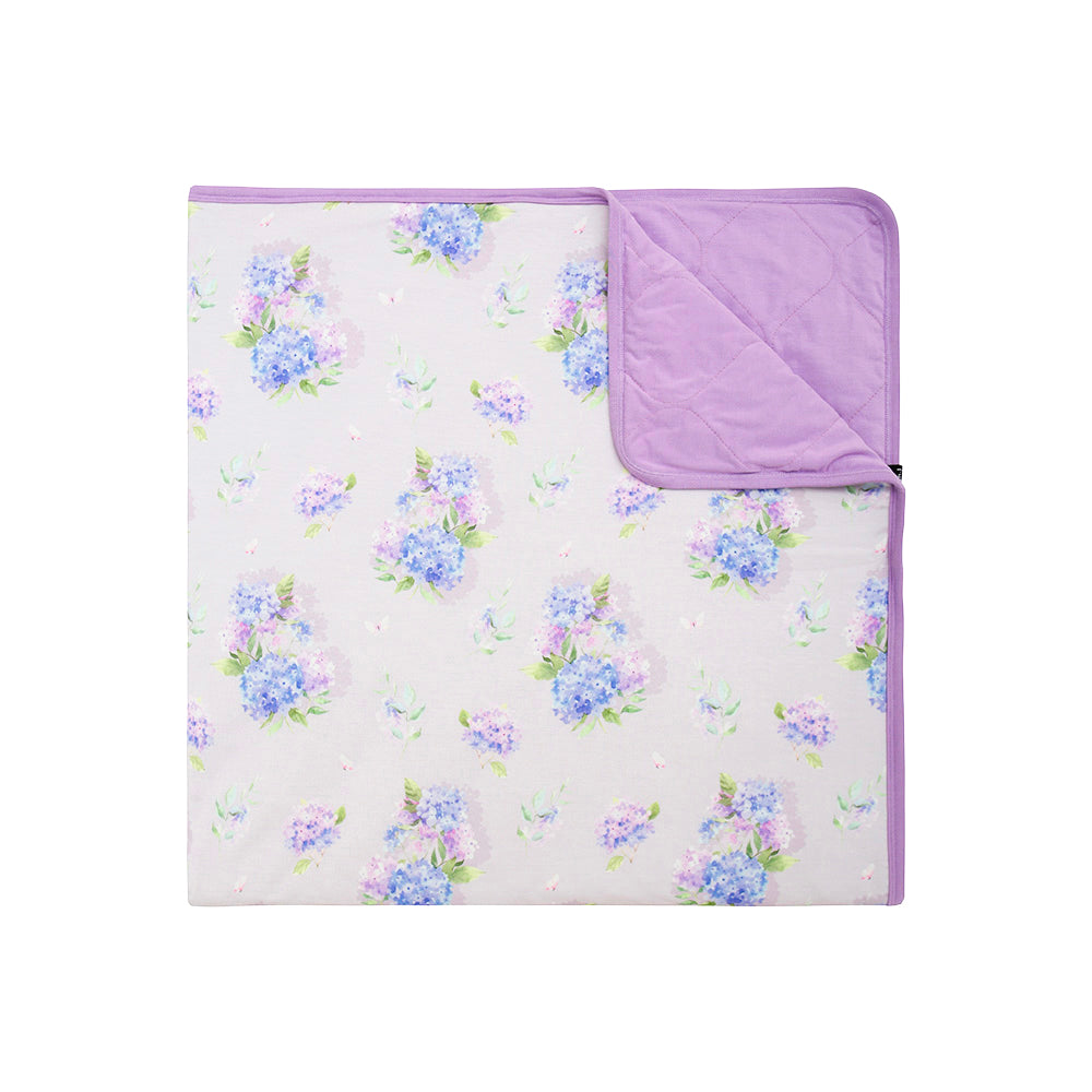 Hydrangea Child Blanket | Violet Child Blanket | Belan.J