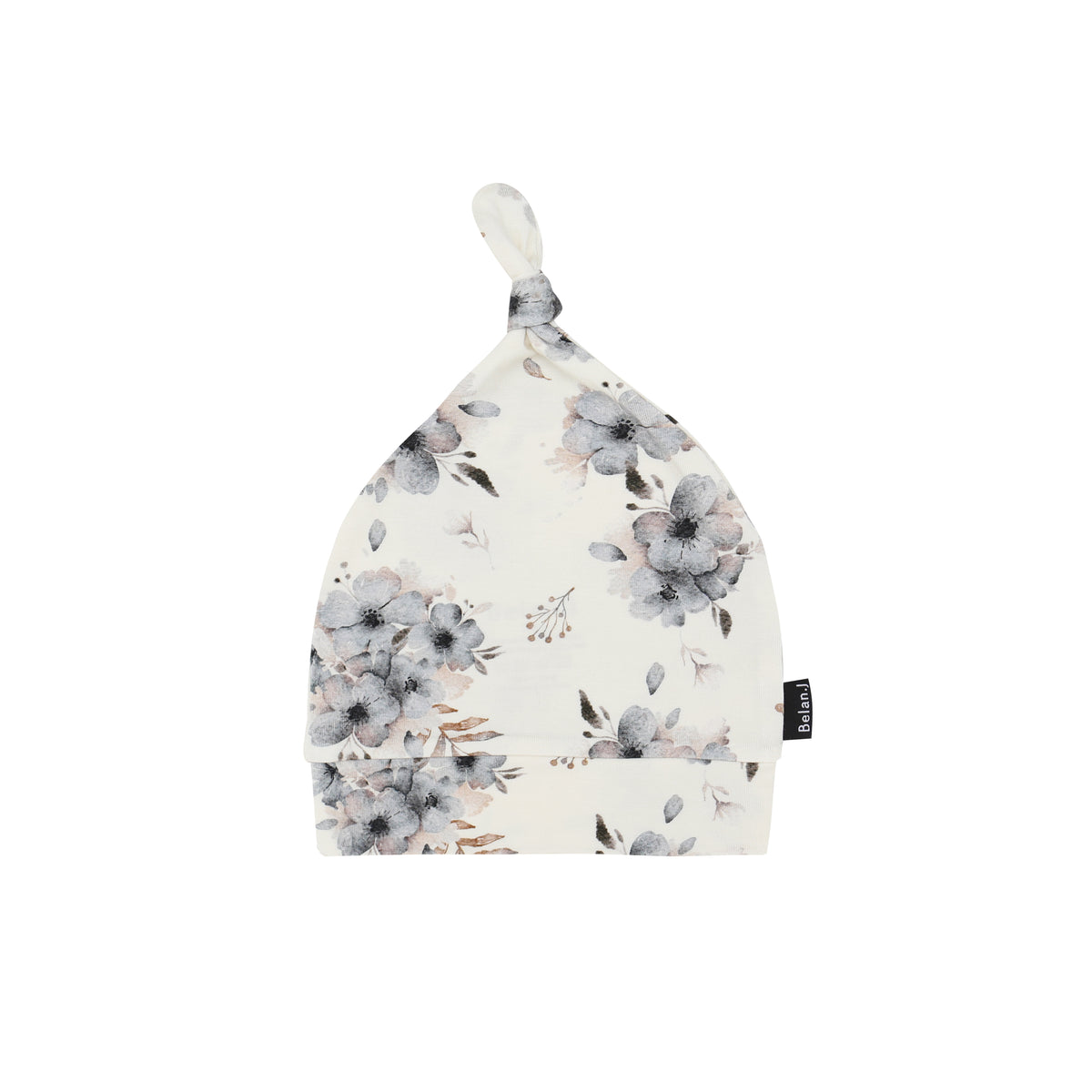 Knotted Hat - Frosty Floral – Belan.J