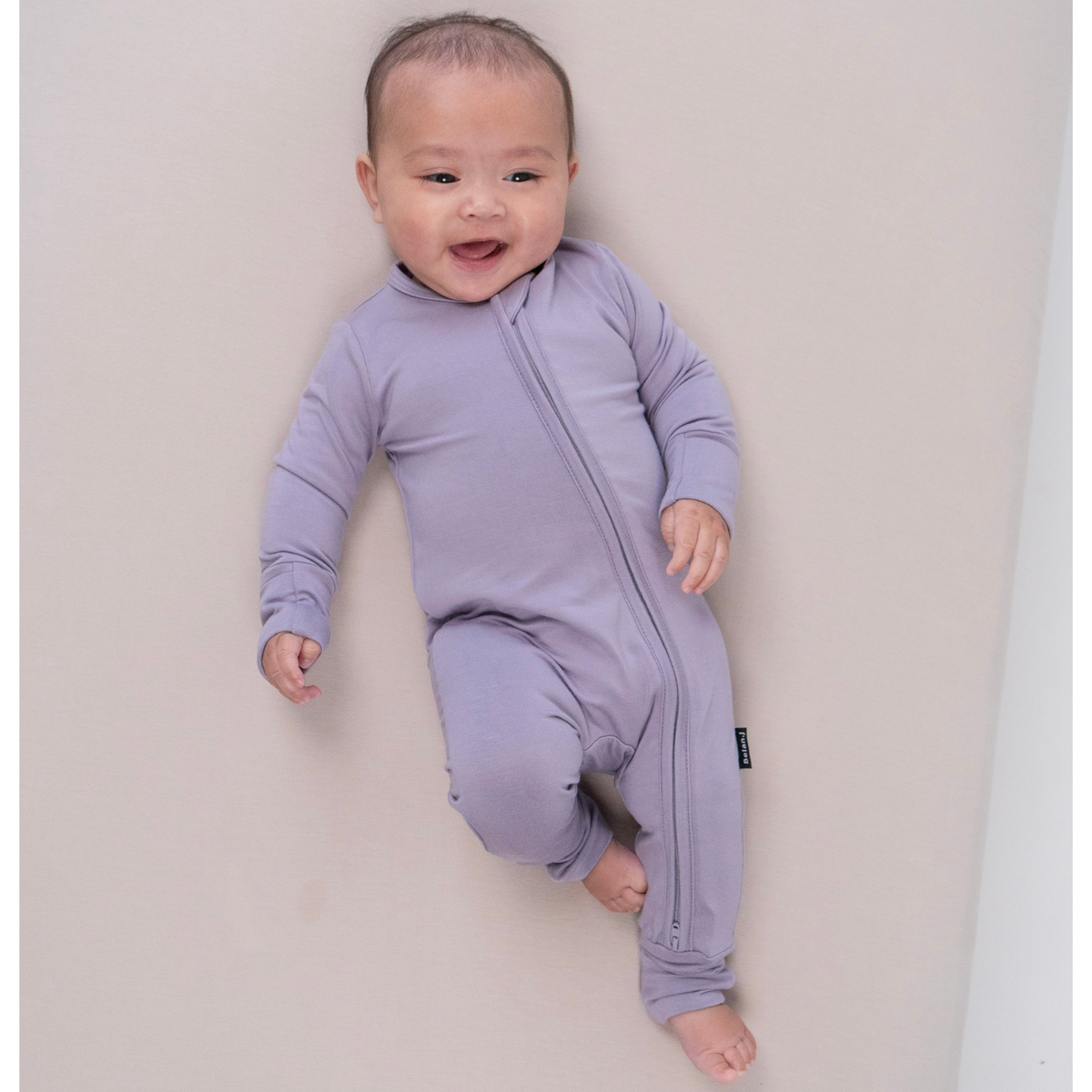 Footless Zipper Sleeper - Periwinkle – Belan.J