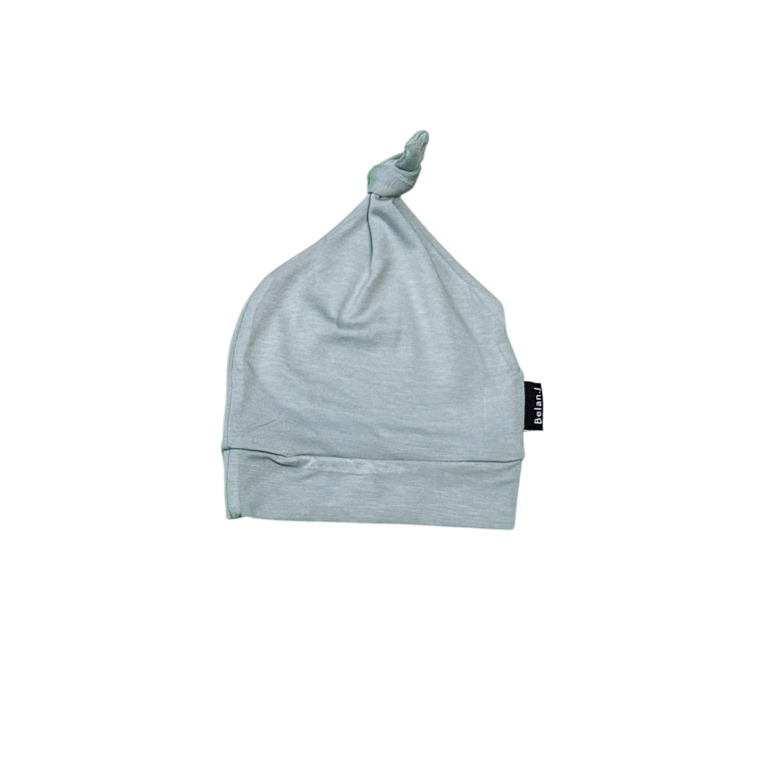 Belan.J Knotted Hat - Fog | Cozy and Warm